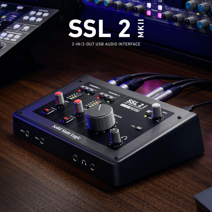 SSL Launches SSL 2 MKII and SSL 2+ MKII Audio Interfaces