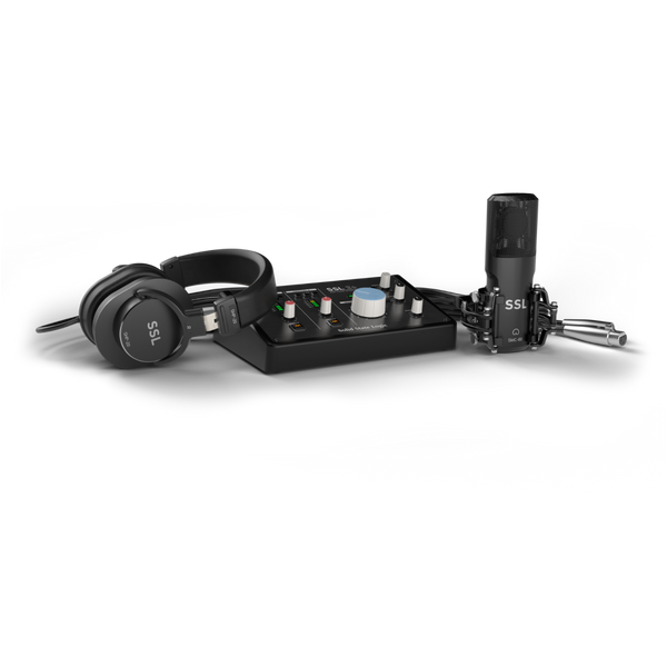 Solid State Logic Recording Pack: SSL 2+ Interface Bundle