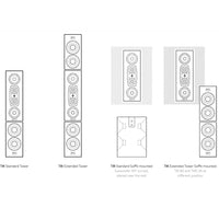 HEDD TM80 Tower Mains and TMS36 Subwoofers - Paired (Special Order)